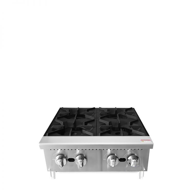 24″ Heavy Duty Countertop Range / Hot Plate with 4 Burners – 100,000 ...