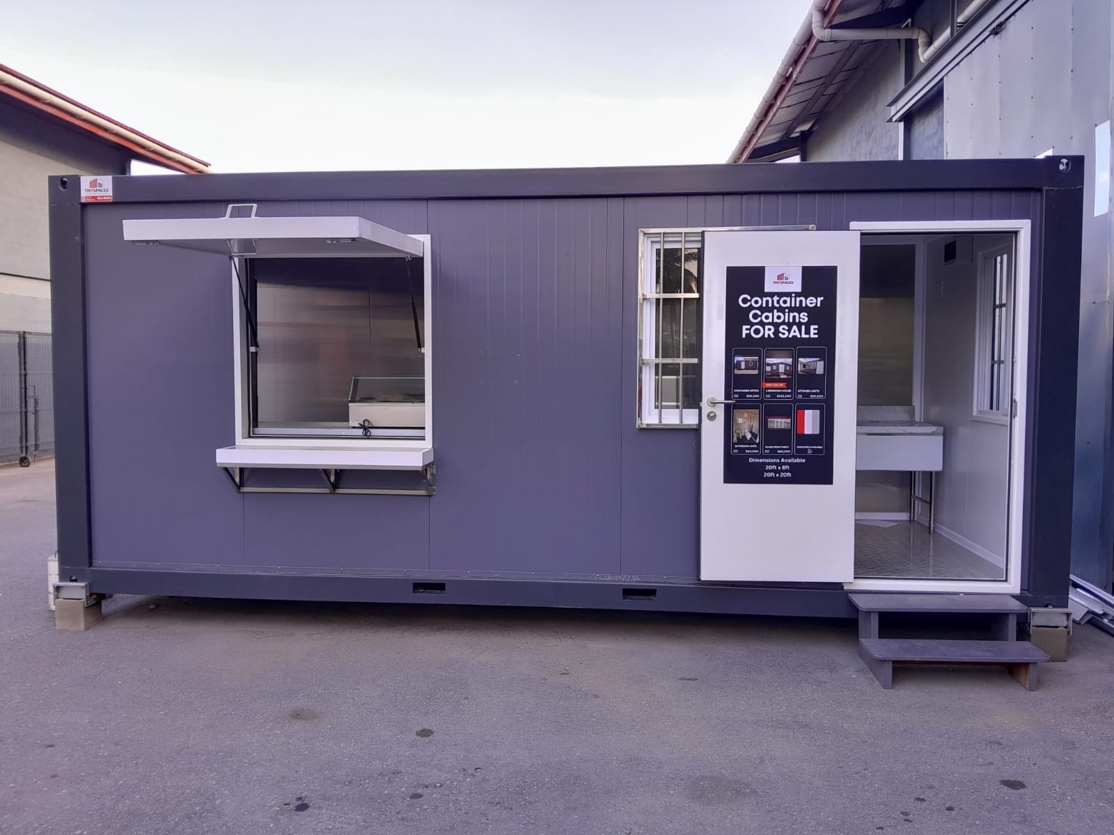 20ft Pre-Fab Kitchen Unit | Commercial Kitchen Container